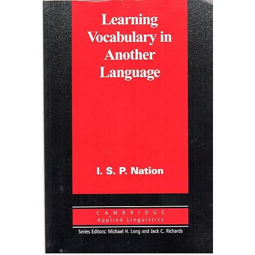 Learning Vocabulary in Another Language (Cambridge Applied Linguistics ...