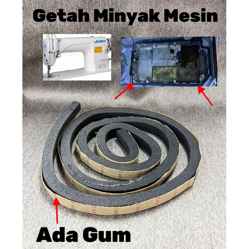 Getah Minyak/Gasket Takung Minyak Mesin Jahit Lurus industr/Mesin Jahit ...