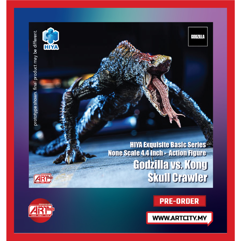 Hiya Toys - Exquisite Basic - Skull Crawler - Godzilla vs Kong - Non ...