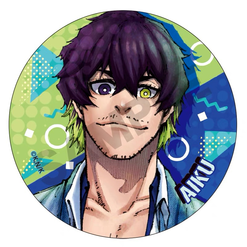 Blue Lock CRUX badge official Meguru Bachira Aryu Aiku Oliver bluelock ...