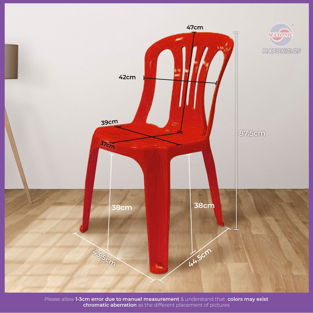 MAXONIC PLASTIC CHAIR | KERUSI PLASTIK | DINING CHAIR | KERUSI SANDAR ...