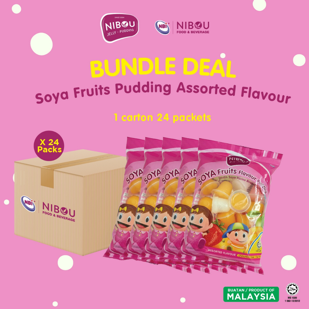 Nibou (NBI) Dadih Puding Berperisa Buah-Buahan - (16gm x 20's x 24 ...