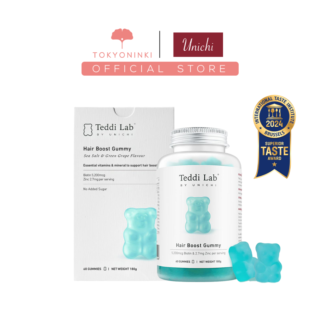 Unichi Teddi Lab Hair Boost Gummy | Shopee Malaysia