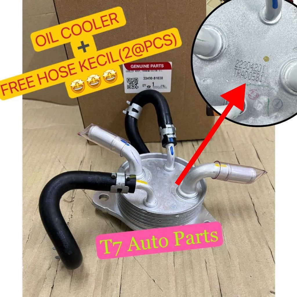 BEZZA AXIA MYVI D20N 2017 AUTO OIL COOLER+(FREE 2PCS AUTO COOLER HOSE ...