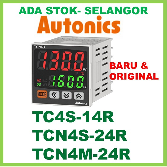 TCN4S-24R, TCN4M-24R, TC4S-14R, Autonics Temperature Controllers ...