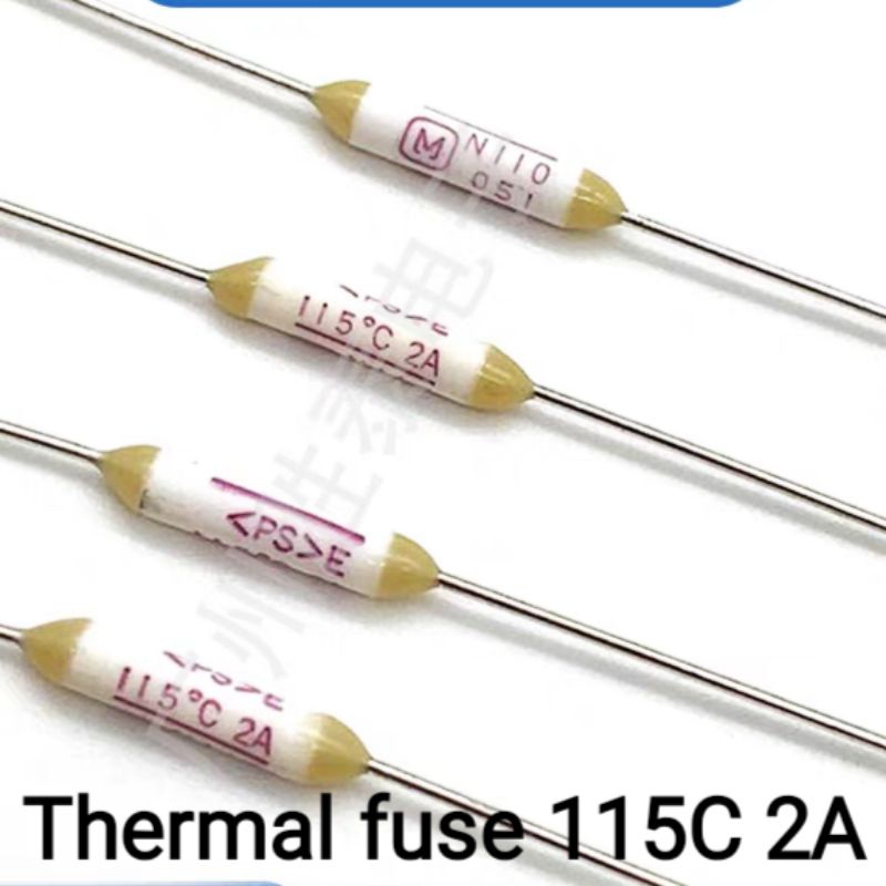 Thermal Fuse 115 Celcius 2A Electric Fan Motor Internal Safety ...