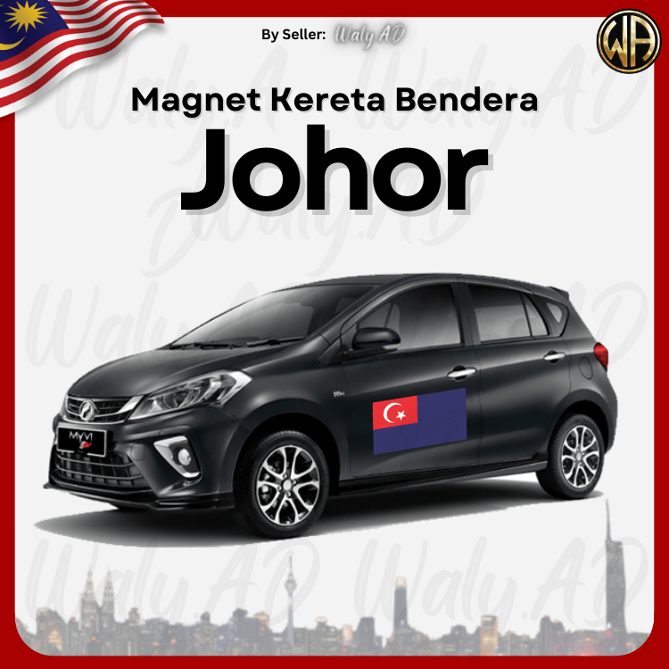 Magnet Bendera Malaysia Kereta Flag Merdeka Bendera Negeri | Shopee ...