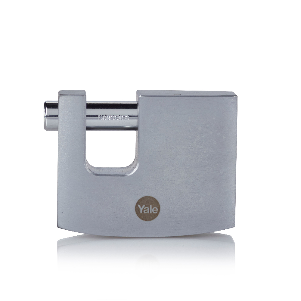 Yale Y124B/70/115| Y124B/60/110 Brass Shutter Padlocks with Chrome ...