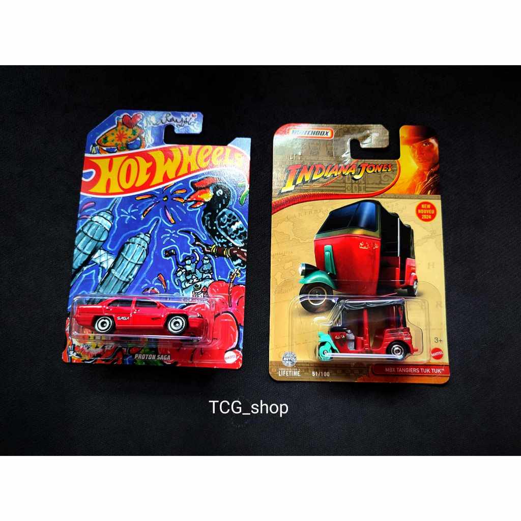Hot Wheels Proton Saga Special Edition (Saga Burung) 1 lot 2 pcs ...
