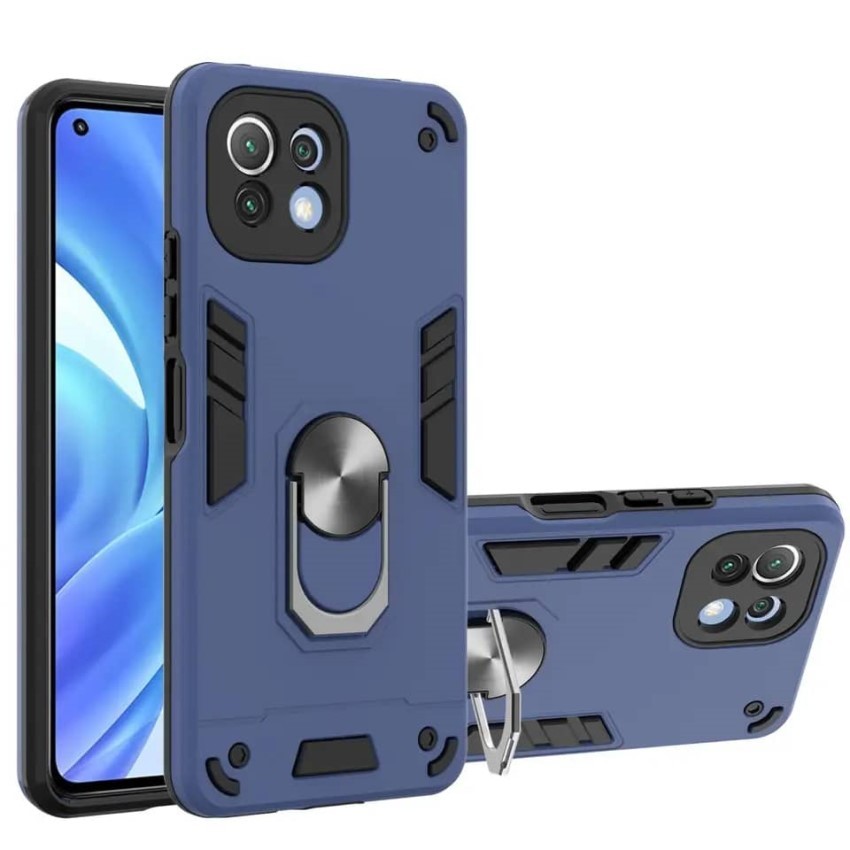 VIVO V19 V20 V20SE V29 Hybrid Armor Metal Ring Holder Hard Case Stand ...