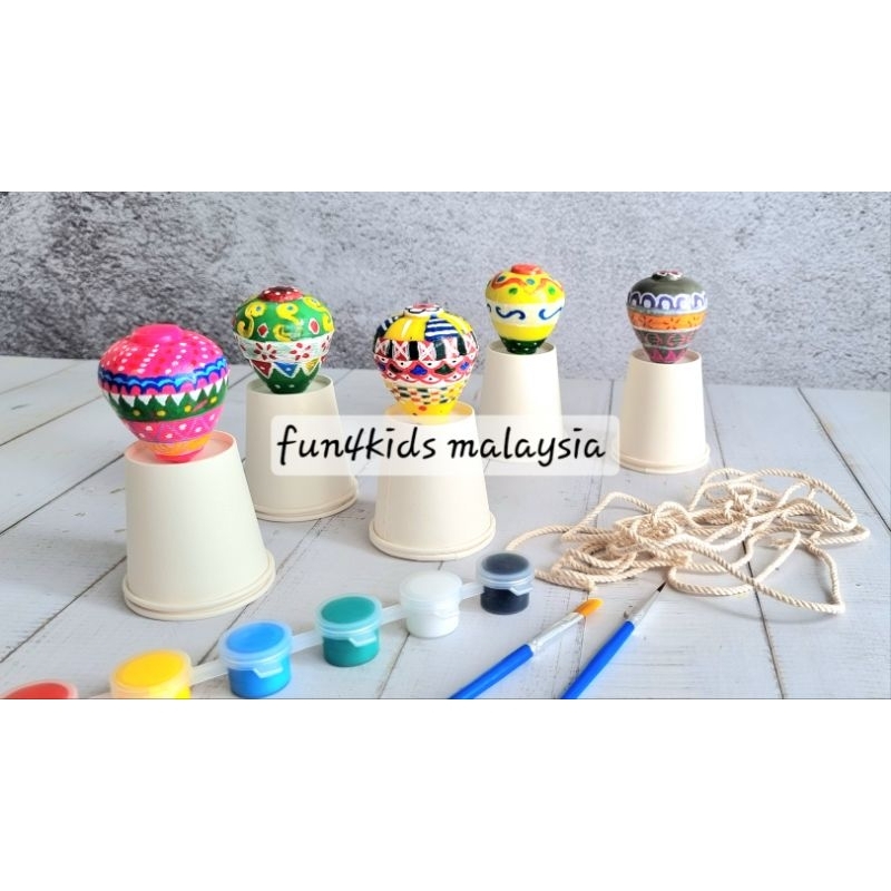 Malaysia Traditional Craft | Gasing Painting Kit | Shopee Malaysia