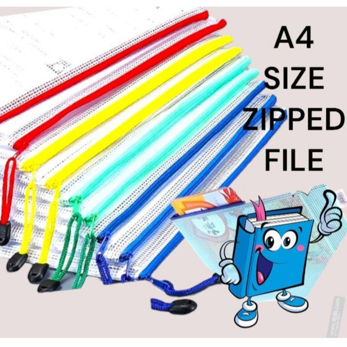 Zipped File A4 Size - READY STOCK | Shopee Malaysia