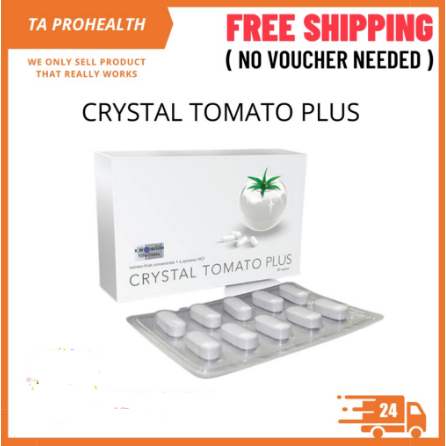 Crystal Tomato Plus 100% Genuine (30 caplets) | Shopee Malaysia