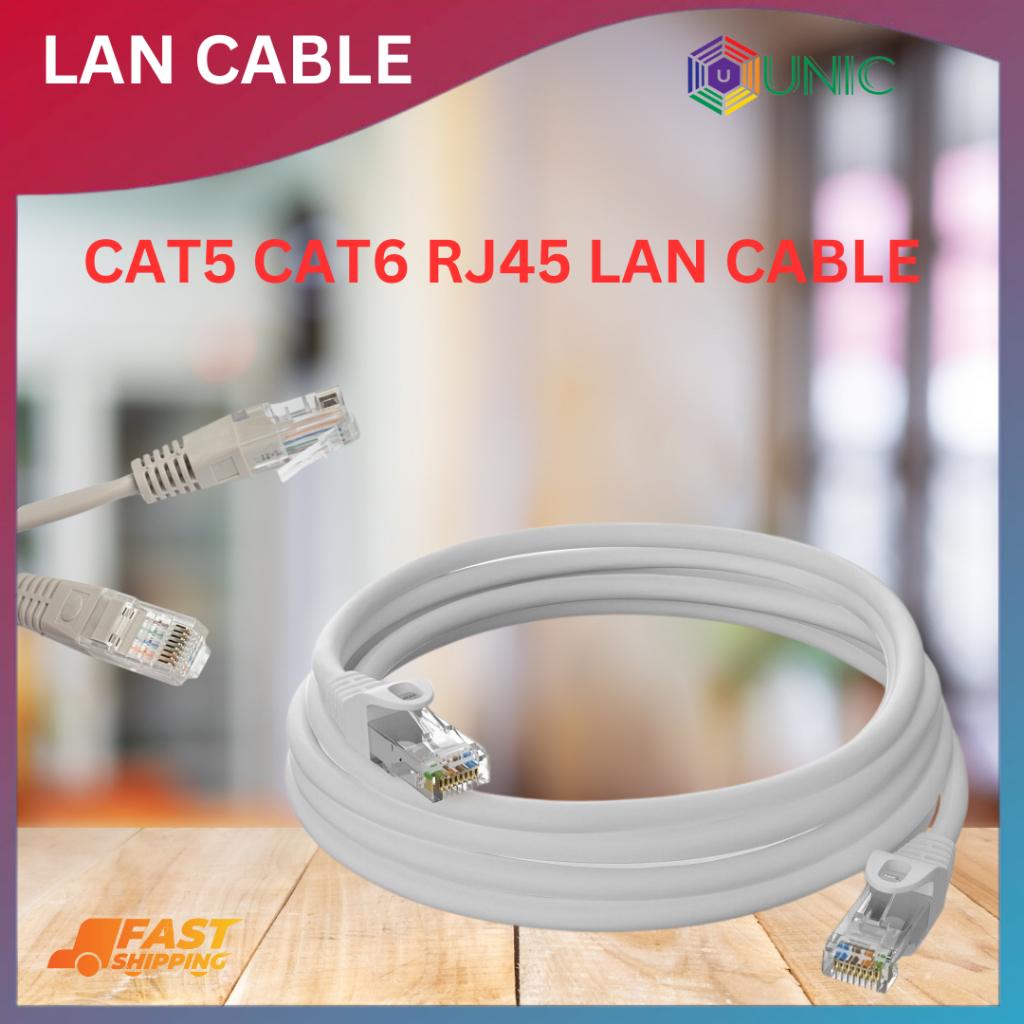 LAN port cable CAT5 CAT6 for laptop desktop and wifi connection network ...