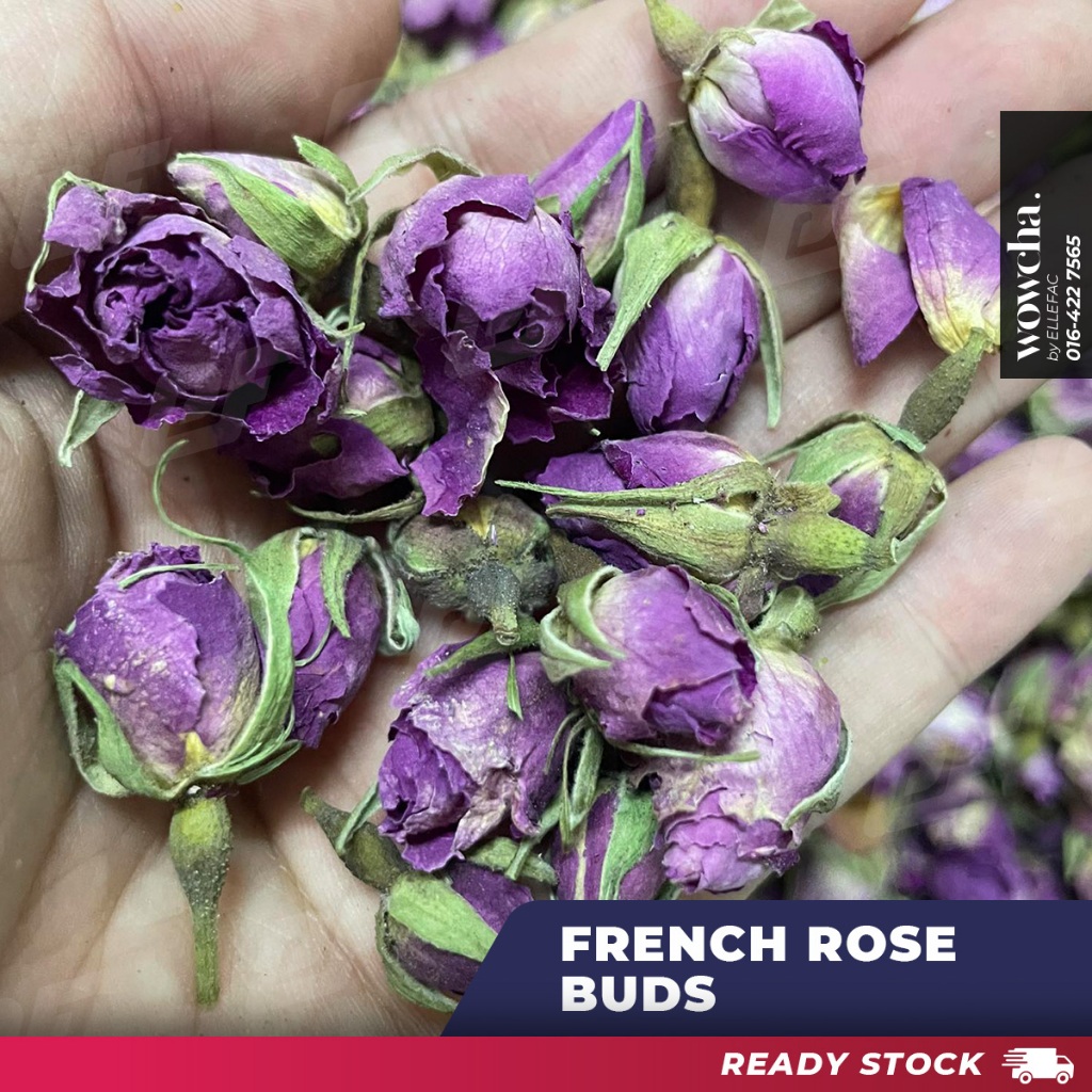 Teh Bunga Mawar Perancis Kering High Quality Natural Dried French Rose ...