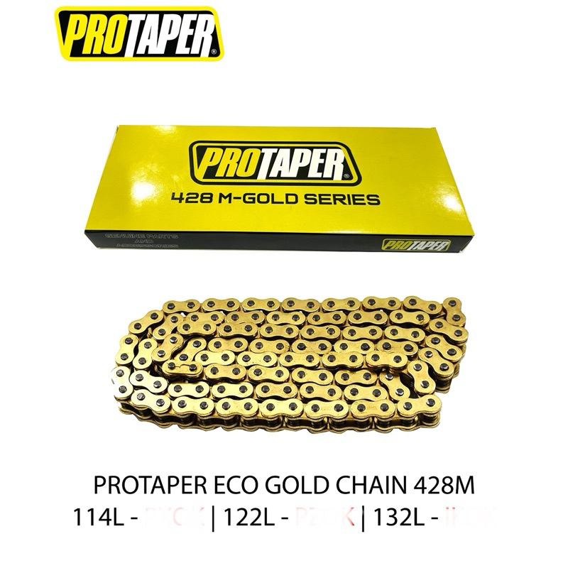 PROTAPER CHAIN 428M ( 114L / 122L /132L) EX5 LC135 WAVE Y15 | Shopee ...