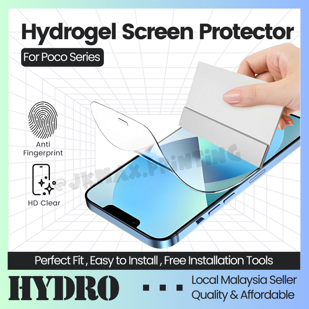 Hydrogel Front Screen Protector Poco M3 M4 M5 M5s M6 M7 Pro 4G 5G ...