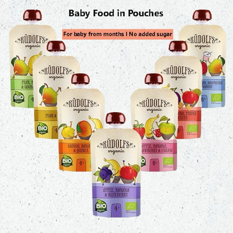 HALAL RUDOLF ORGANIC PREMIUM BABY PUREE / PORRIDGE / COMPLETE MEAL ...