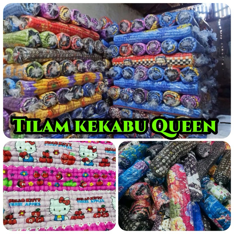 Tilam toto patchwork kekabu queen santai viral Tilam untuk taska kanak ...
