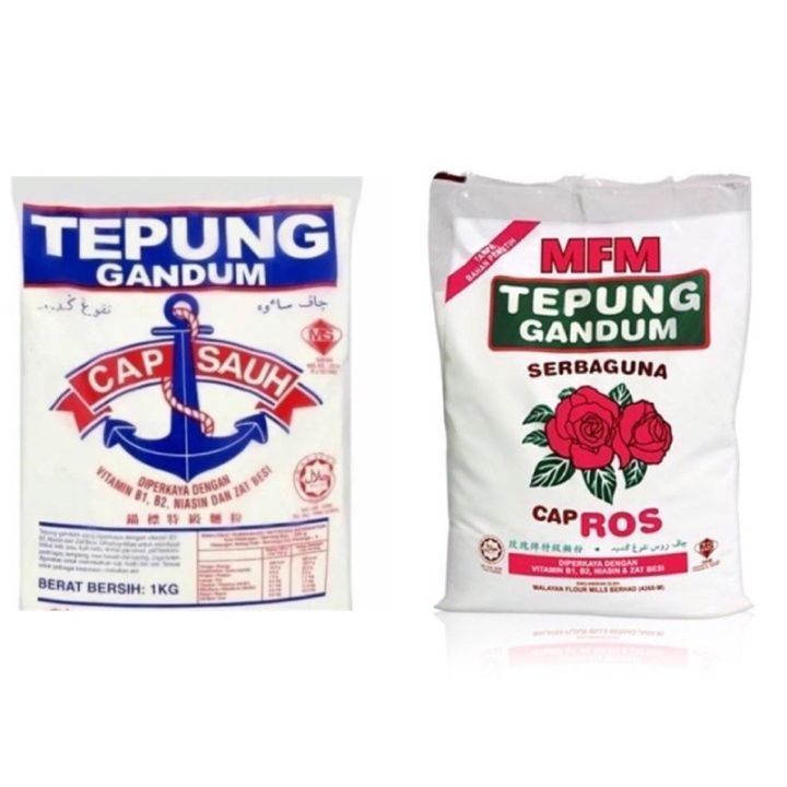 Tepung Gandum Cap (Sauh/Ros) | Shopee Malaysia