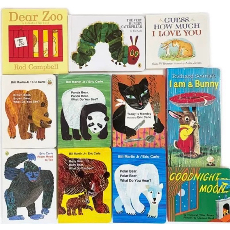 【MaryamBOOKS LIVE 11PM】 Very Hungry Caterpillar / Brown Bear Board ...