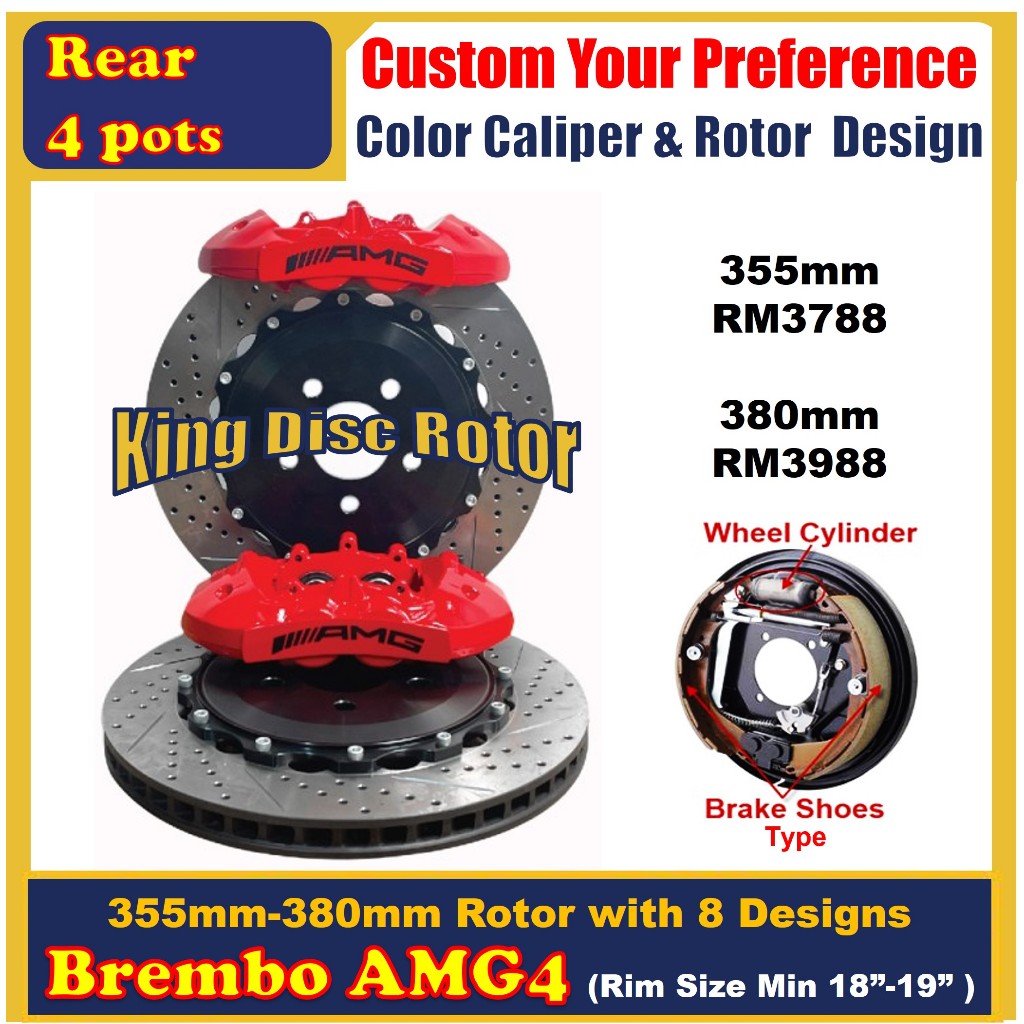 Brembo AP Racing Endless Akebono Alcon Caliper 4pot 6pot F40 F50 18Z ...