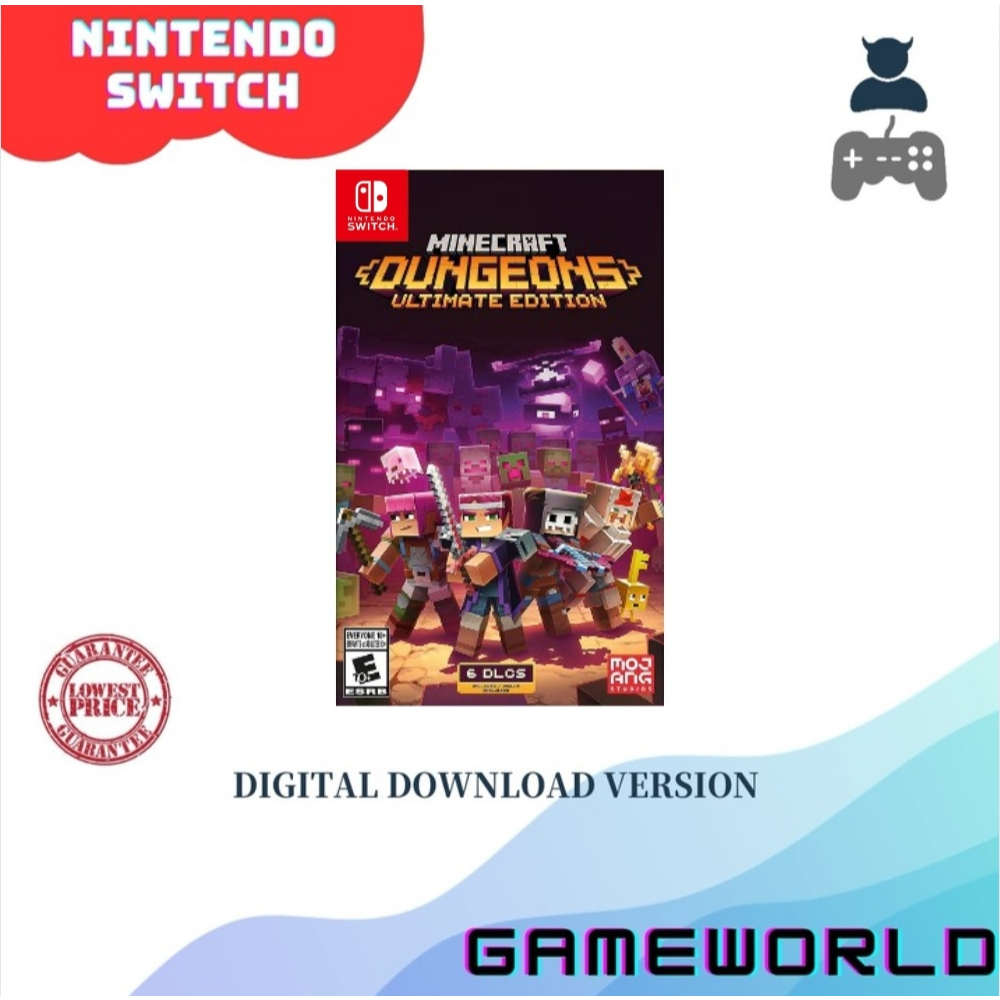 【NINTENDO SWITCH】Minecraft Dungeons Ultimate Edition Digital Download ...
