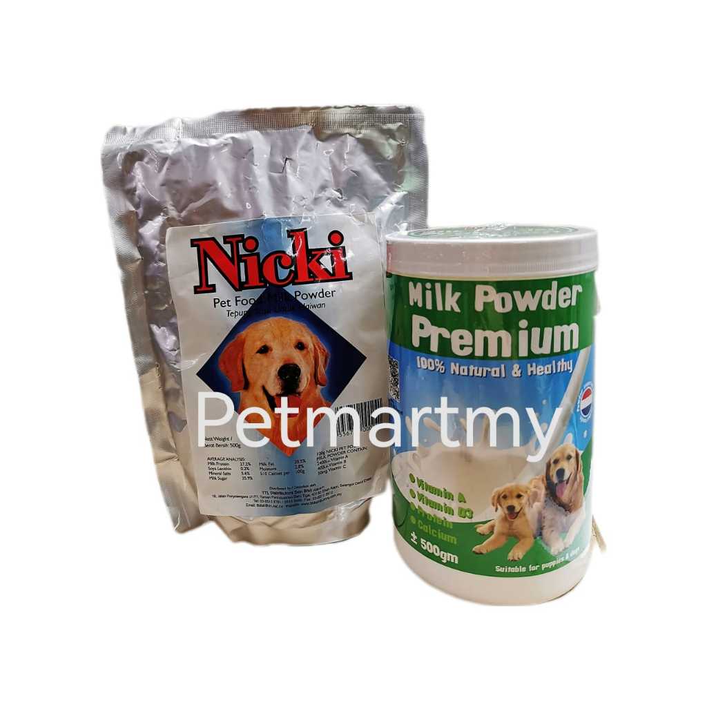 NICKI PET MILK POWDER DOG MILK FIDO PREMIUM MILK POWDER PUPPY DOG 500G ...