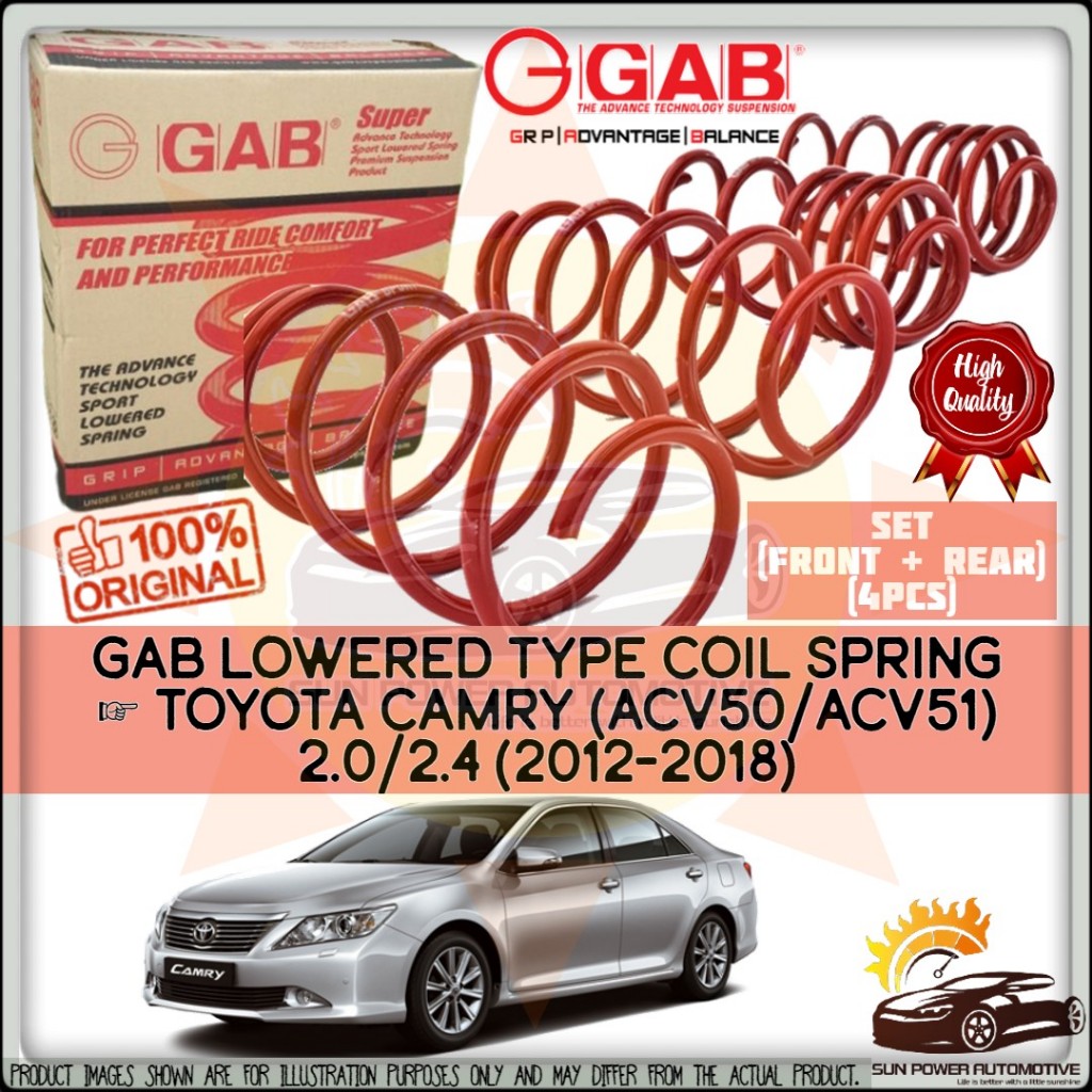Toyota Camry ACV50 ACV51 2.0 2.4 2012-2018 GAB SUPER SPORT PREMIUM ...