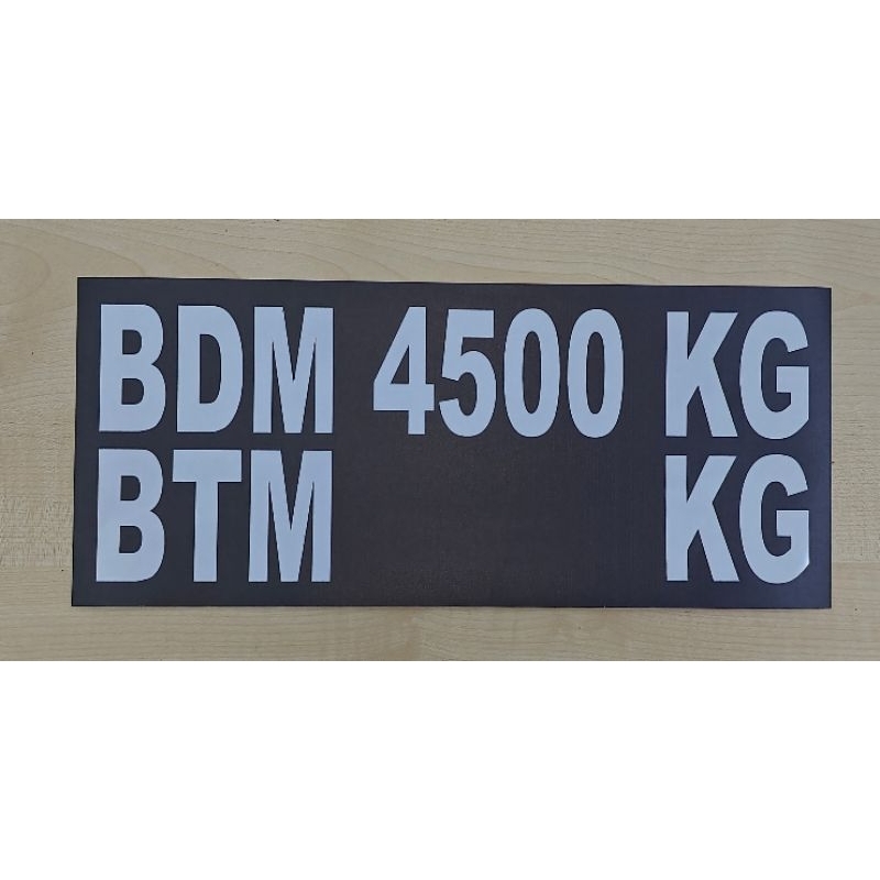 Sticker Lori BDM/BTM standard JPJ size （Ready stock 🔥& Fast Delivery⚡ ...