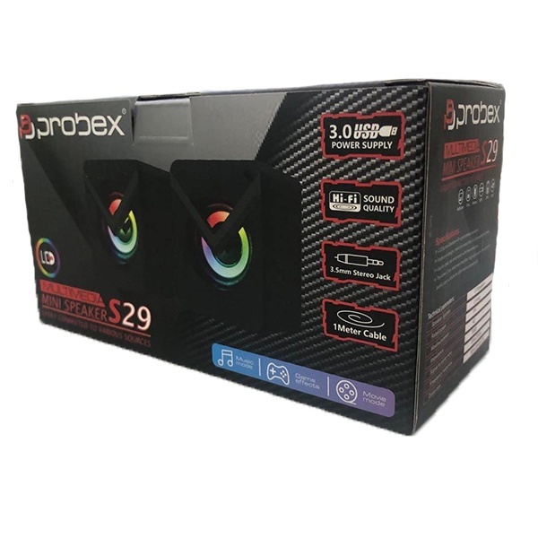PROBEX SP-S29 MULTIMEDIA MINI SPEAKER LED LIGHT | Shopee Malaysia