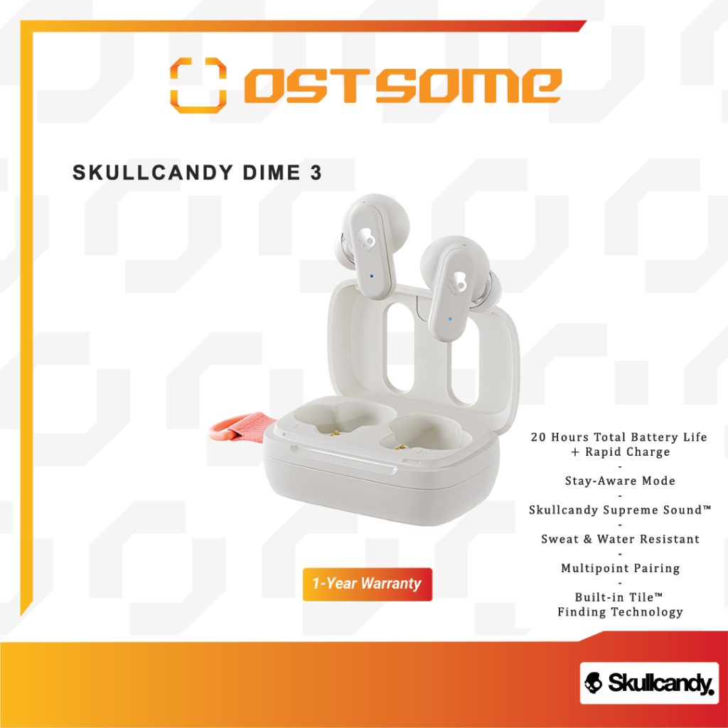 Skullcandy Dime™ 3 True Wireless Earbuds | Built-in Tile™ | IPX4 Sweat ...