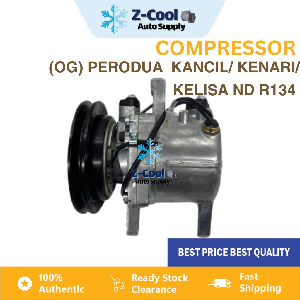 Compressor ORIGINAL NEW Perodua Kancil / Kenari / Kelisa Denso System ...