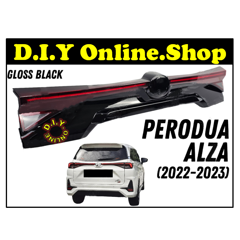 Perodua Alza 2022 - 2023 Trunk LED Garnish Rear Garnish DRL Third Brake ...