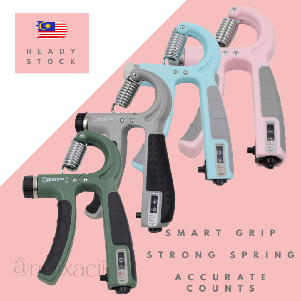 5-60KG Adjustable Resistance Hand Grip Hand Fitness Exercise | Shopee ...