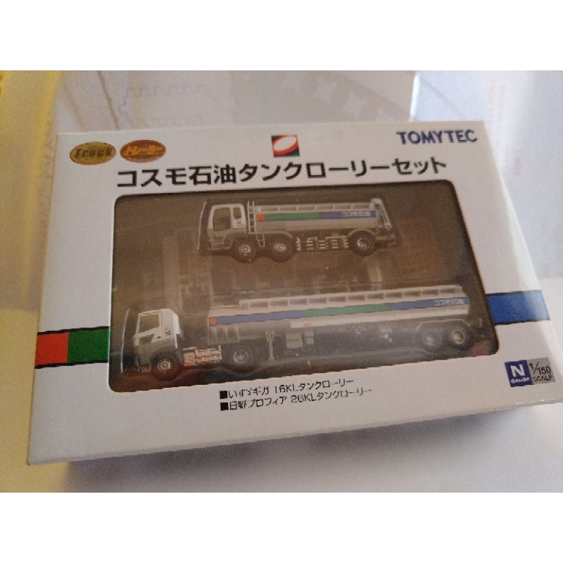 Tomytec The Truck Trailer Collection Cosmo Oil Tank Truck Set (2 Cars Set) (N scale Model Train ...