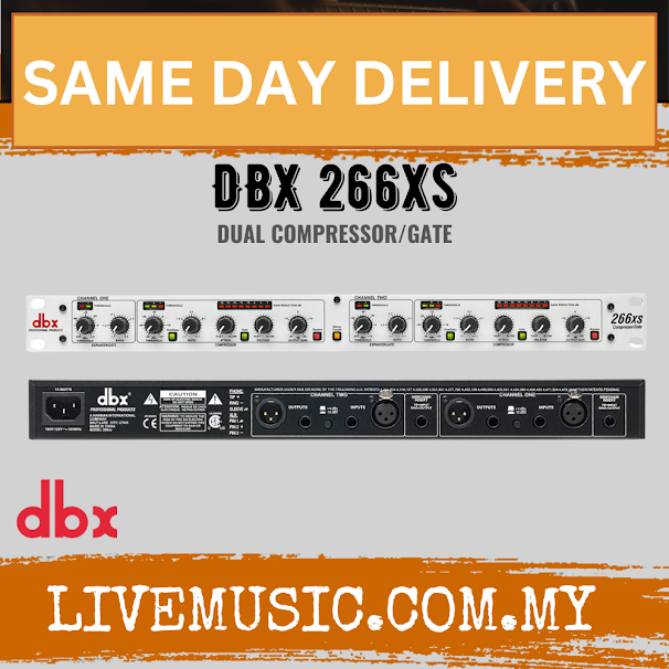 Dbx By Harman 266xs Dual Compressor Gate ( dbx266xs / dbx-266xs ) | Shopee Malaysia