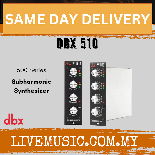 Dbx By Harman 510 SubHarmonic Synthesizer ( dbx510 / dbx-510 ) | Shopee ...