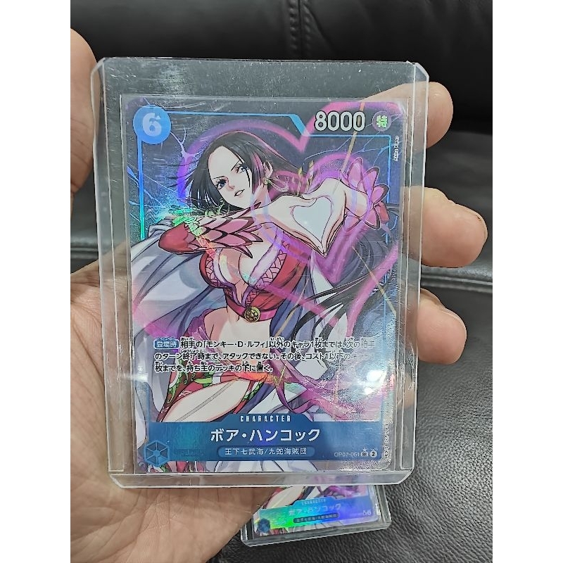 Bandai One Piece OPTCG OP07-051 Parallel AA SR Boa Hancock | Shopee ...