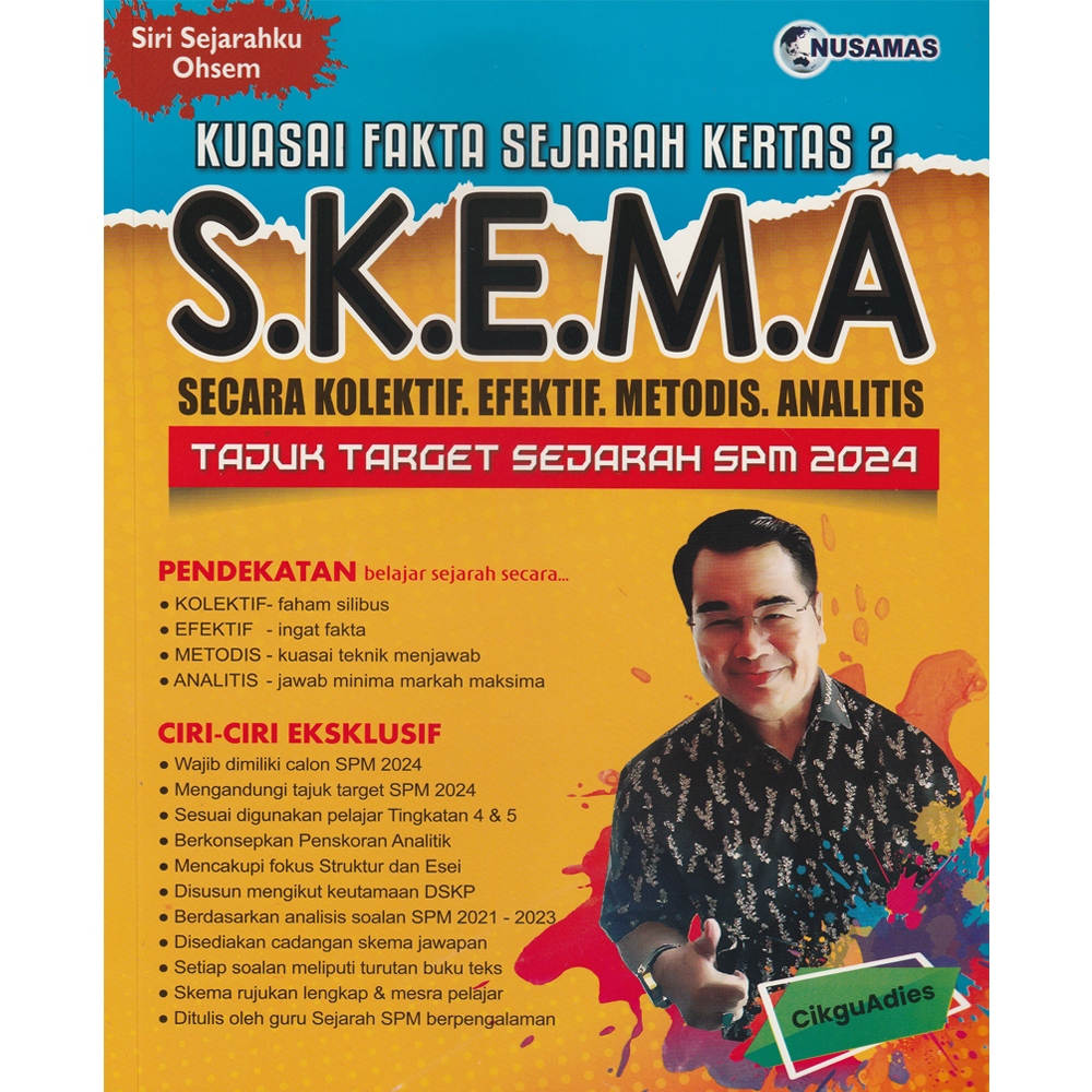 NUSAMAS | REFERENCE BOOK | KSSM - KUASAI FAKTA SEJARAH KERTAS 2 S.K.E.M.A SPM (SIRI SEJARAHKU ...