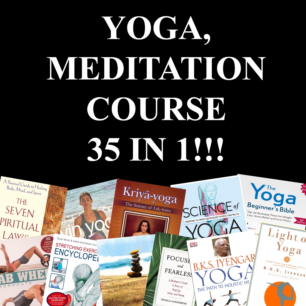 YOGA | MEDITATION | STRETCHING (BOOK BUNDLE) (COURSE) | Shopee Malaysia