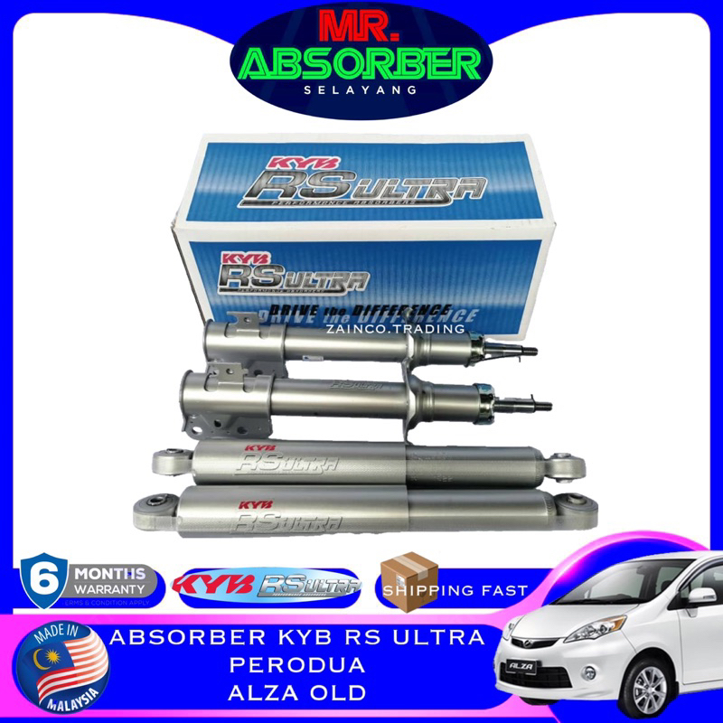 ABSORBER KYB RS ULTRA PERODUA ALZA OLD / PERODUA ARUZ / PERODUA ATIVA ...
