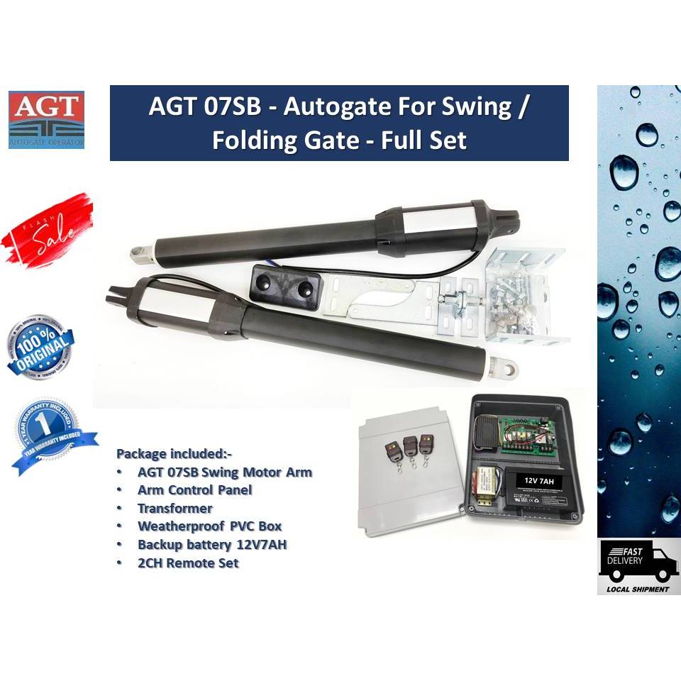 Autogate Motor System for Swing / Folding Gate - AGT 07 / AGT 07NB ...
