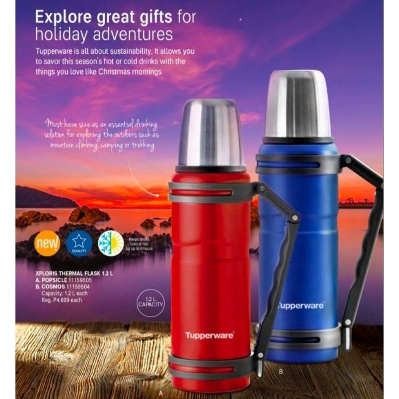 Tupperware Termos Flask 1.2L | Shopee Malaysia