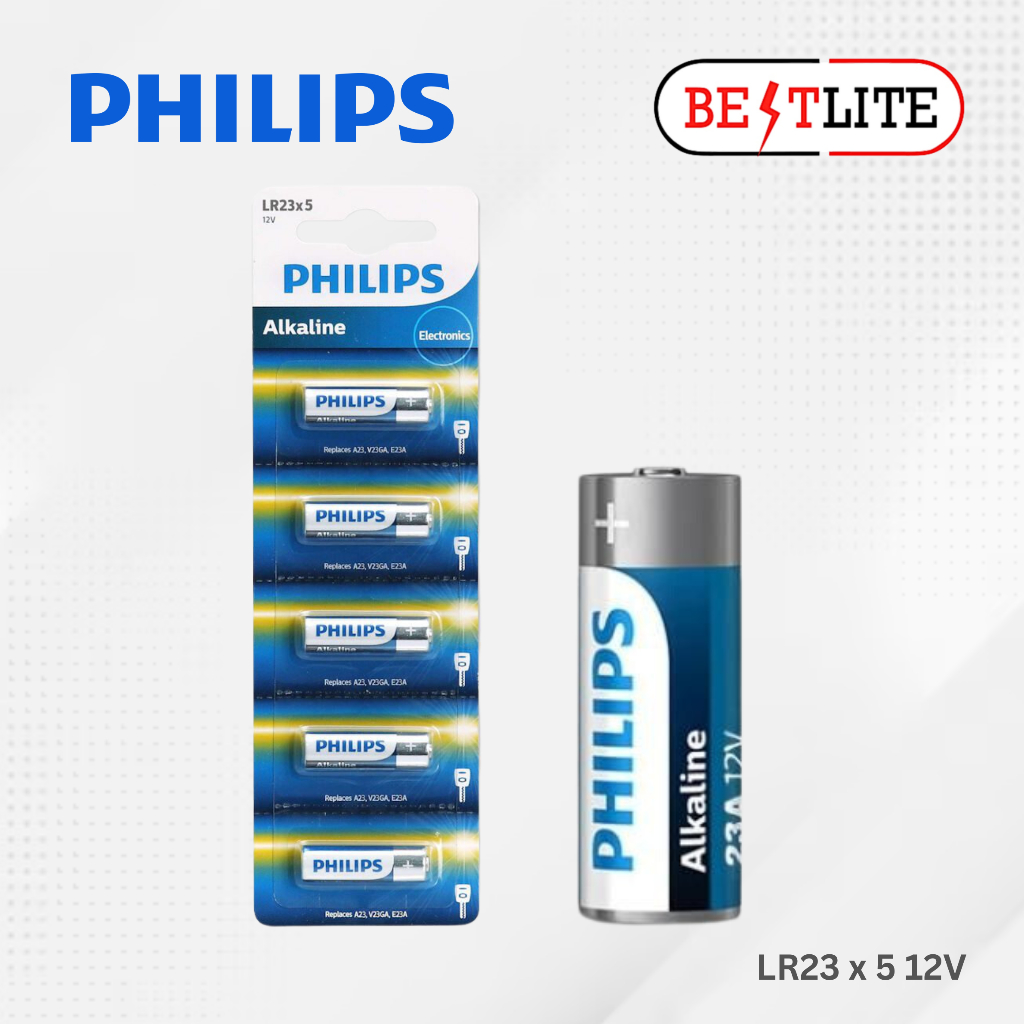 PHILIPS ALKALINE LR23 LR23P5B/97 12V BATTERY | Shopee Malaysia