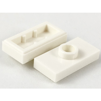 【Ready Stock】GENUINE LEGO Parts Plate, 15573 Modified 1x2 with 1 Stud ...