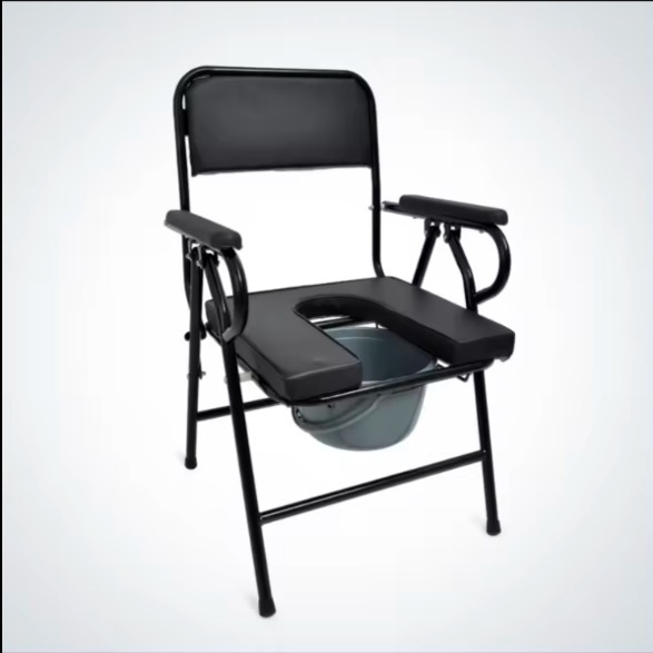 Aluminium Alloy Seat Sit Bath Shower Mobile Toilet Commode Chair+ Urine ...
