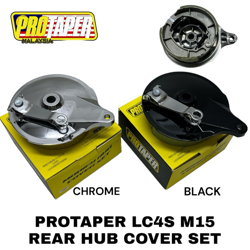 PROTAPER LC4S M15 HOLE REAR HUB COVER FULL SET PNP Y15 SWING ARM ...