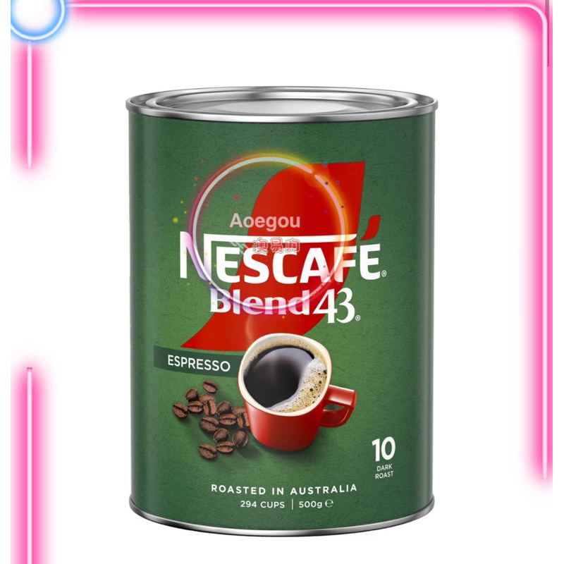 Nescafe Blend 43 Espresso Instant Coffee 500g | Shopee Malaysia