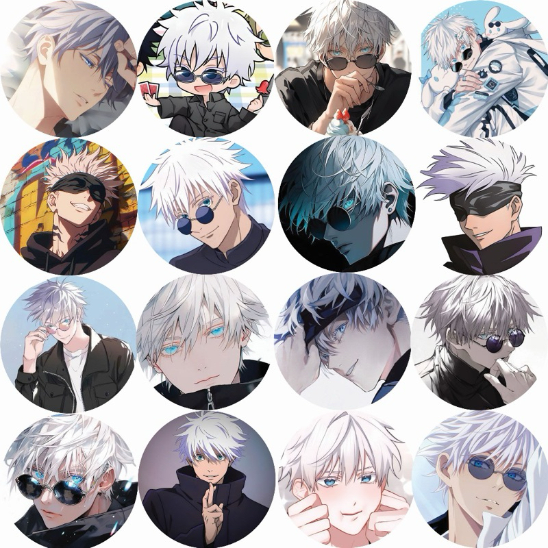 Jujutsu Kaisen JJK Gojo Satoru Anime 58mm Button Badge Pin | Shopee ...